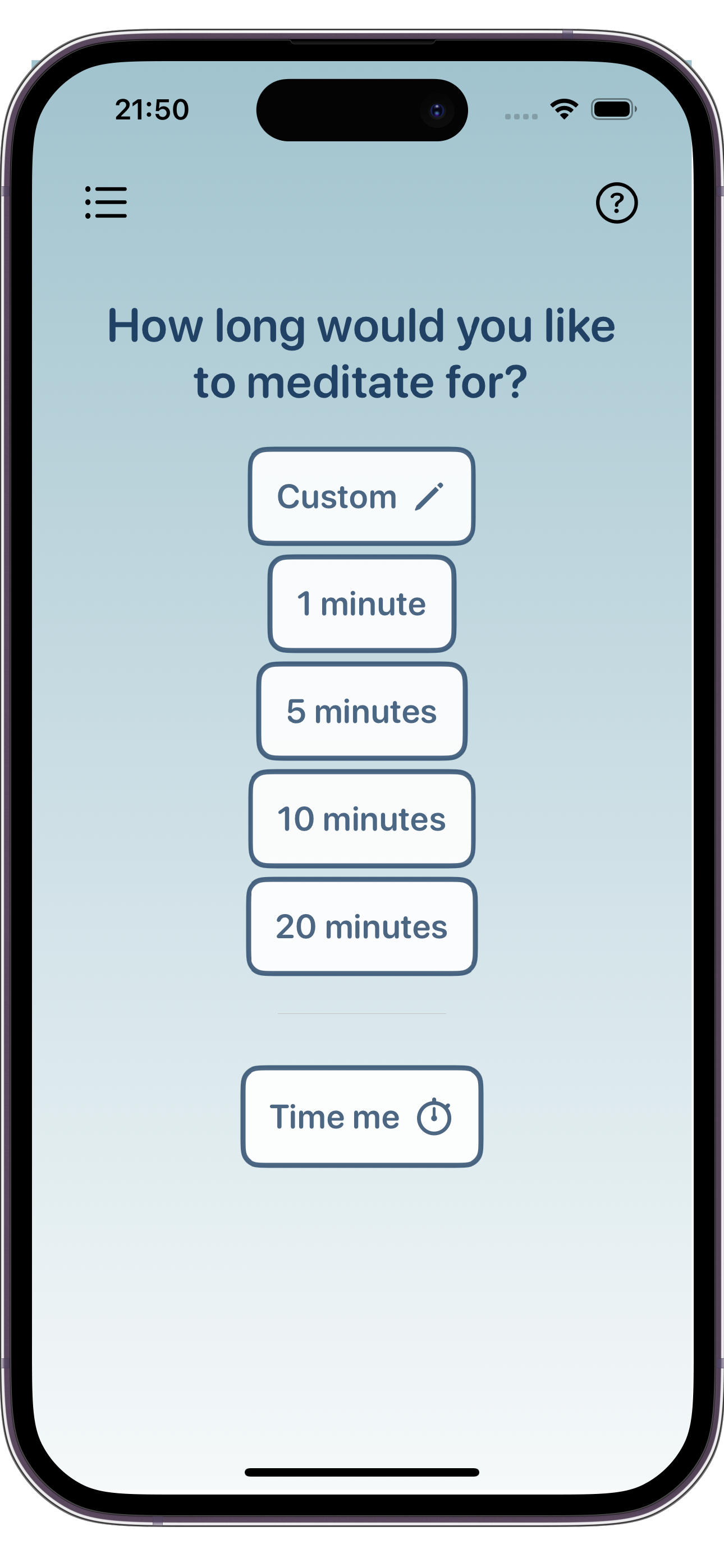 Mindful Tracker - iOS Unguided Meditation - Mindful Minutes
