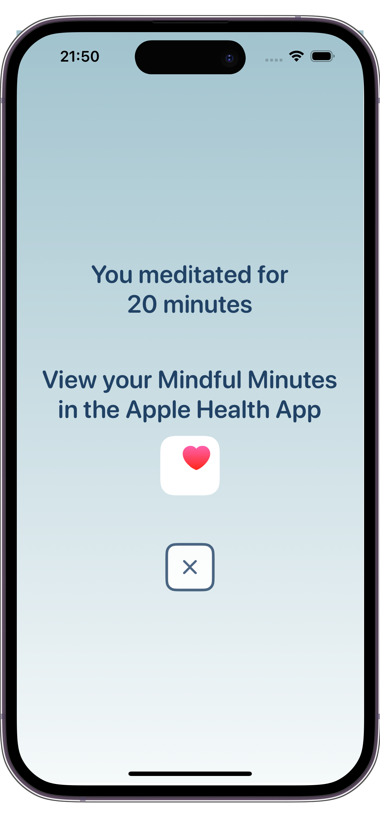 Mindful Tracker - iOS Unguided Meditation - Mindful Minutes